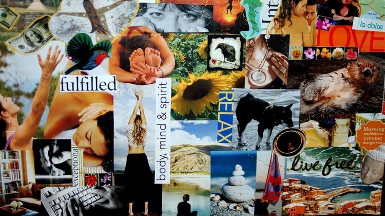 Create Powerful Vision Board Health Wellness Oriented - Think Visual