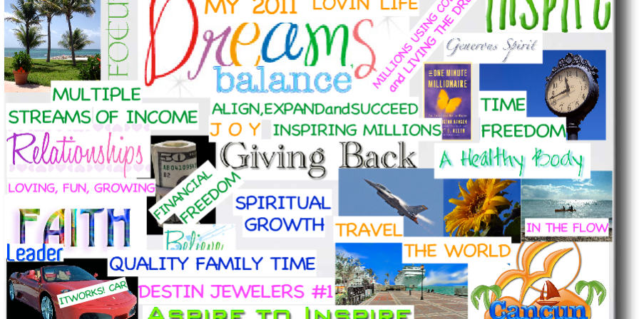 Create Powerful Vision Board Health Wellness Oriented - Think Visual